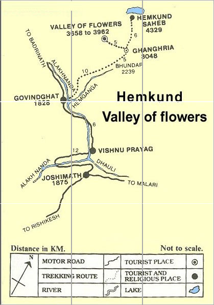 First Day Teak Starts From Govind Ghat 1900mtr To Ghangria 3000mtr 7 Hours 13kms Gradual 